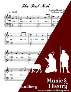 The First Noel Beginner Piano Sheet Music | MusicAndTheory.com