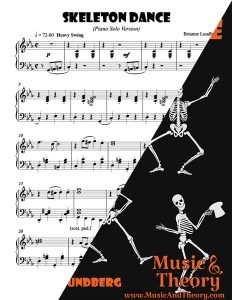 Skeleton Dance - Halloween Piano Solo | MusicAndTheory.com